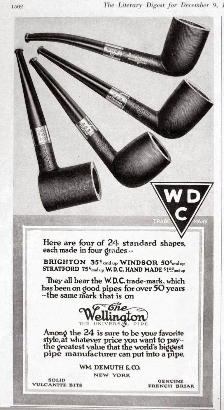 WDC Wellington Pipes | rebornpipes