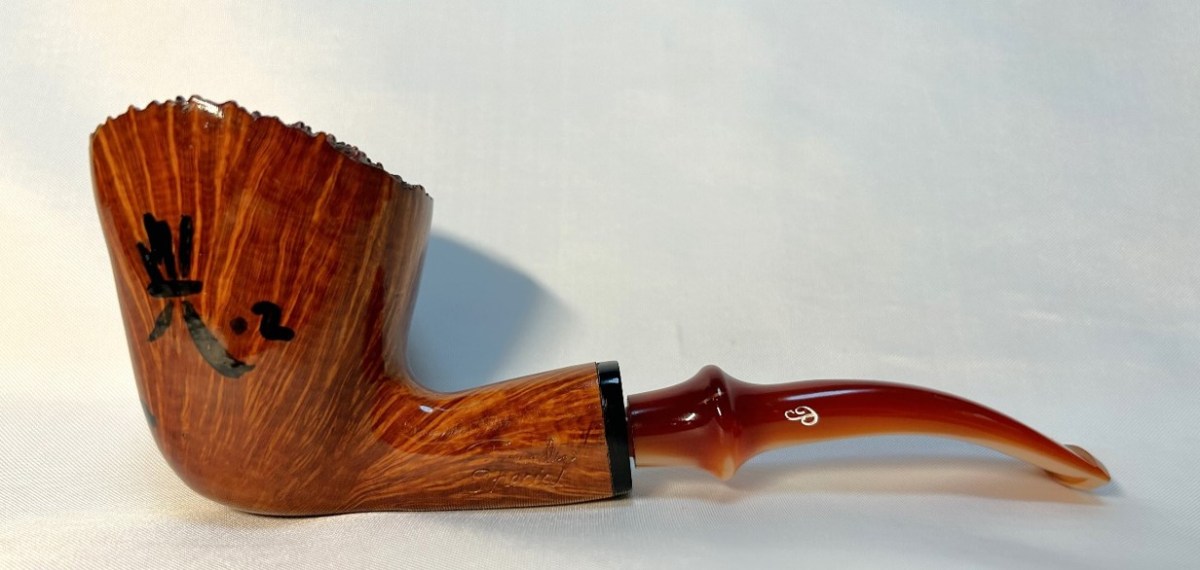 Stunning Handmade Freehand Pipe from Paradis | rebornpipes