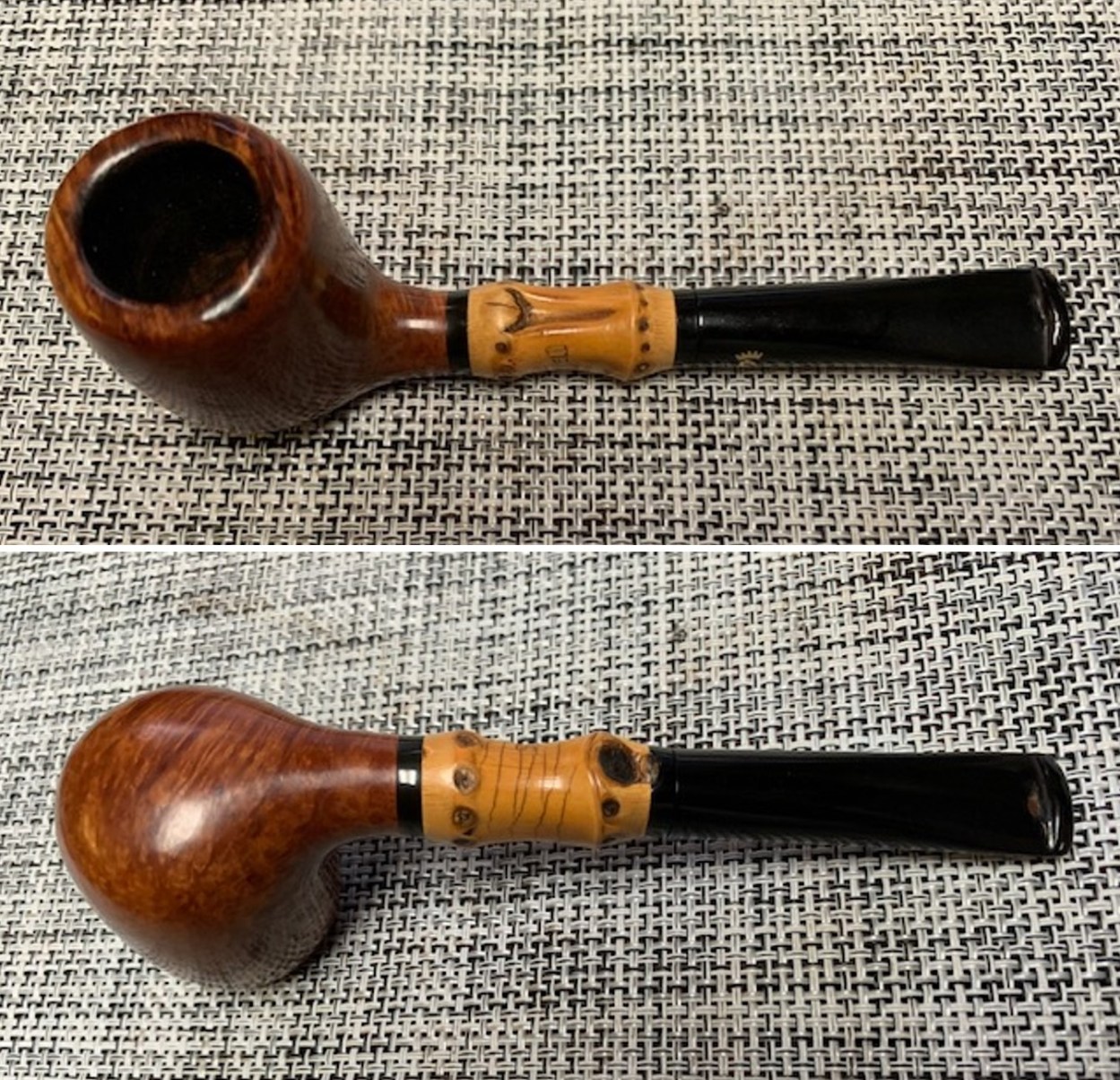 Restoring a Beautiful Stanwell Pot with a Bamboo Shank and an acrylic taper stem | rebornpipes
