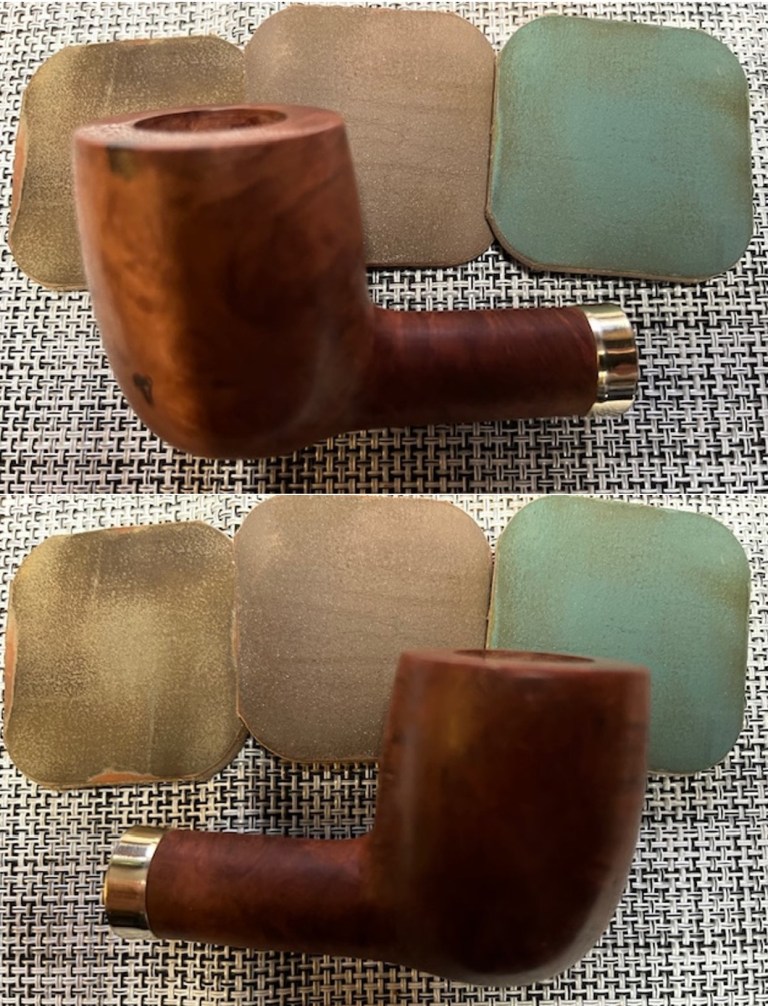 carving a pipe from a pre-drilled briar block | rebornpipes