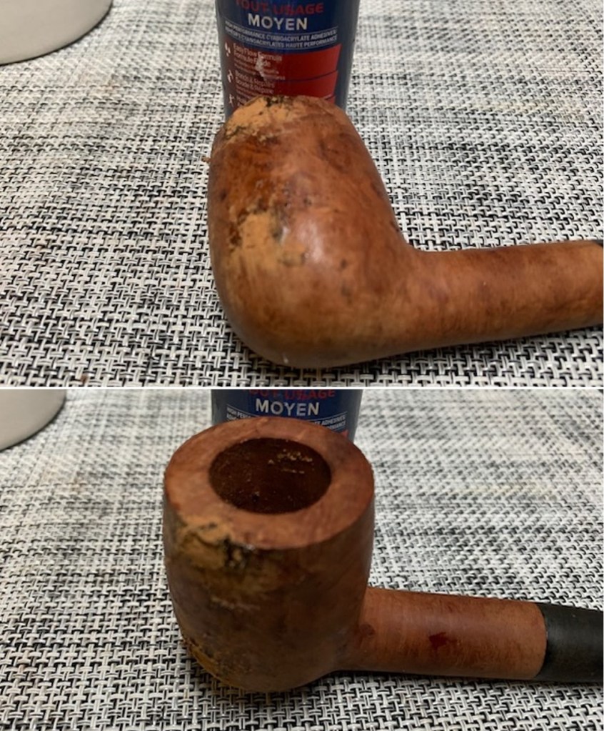 carving a pipe from a pre-drilled briar block | rebornpipes