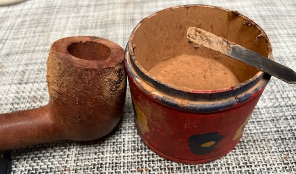 carving a pipe from a pre-drilled briar block | rebornpipes