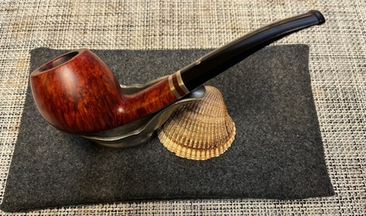 Restoring a Truly Elegant Danish made Stanwell Brass Band 179 Apple | rebornpipes