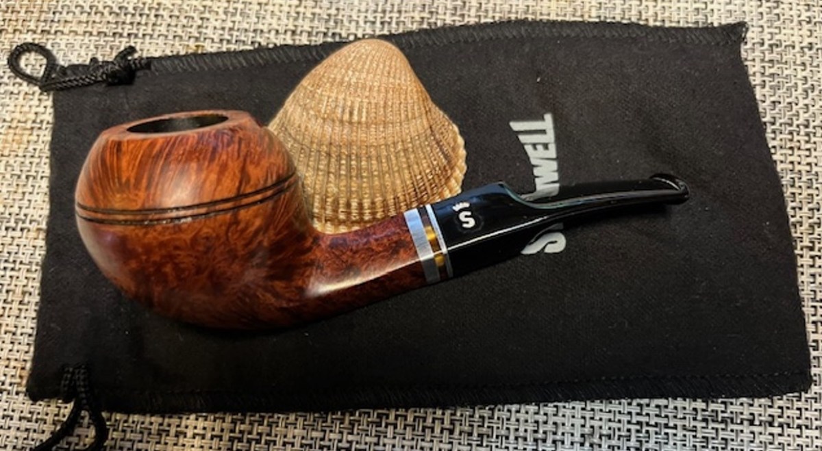 A Quick Clean up of an UNSMOKED NOS Stanwell Danish Design Trio Rhodesian | rebornpipes