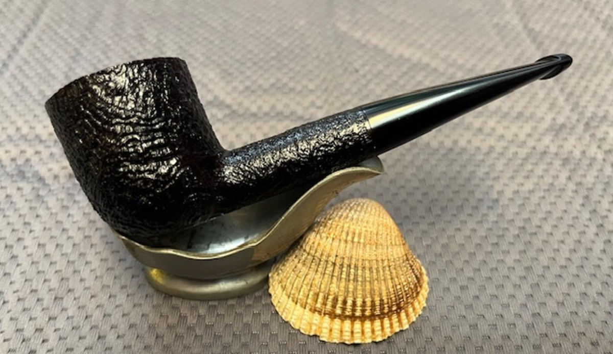 Dunhill Shell 4106 Pot Made in England 34 | rebornpipes