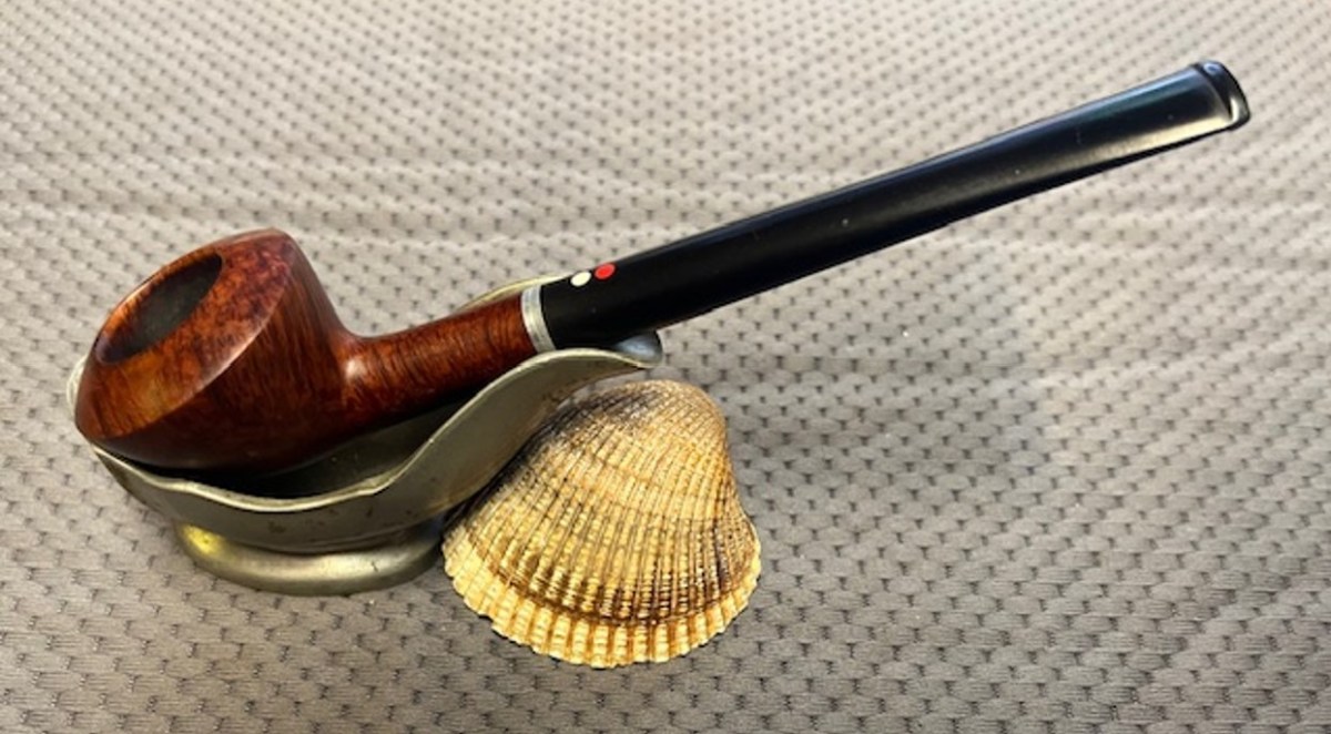 Restoring a thin shank small LHS Purex Pat. No. 1587048 Real Briar Root ...