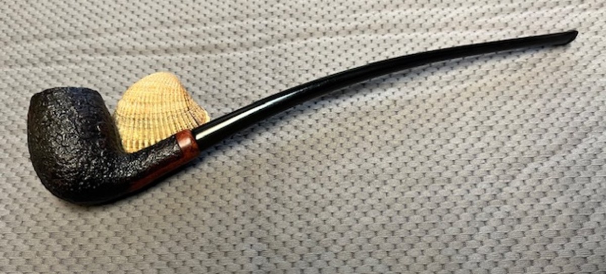 Restoring a sandblast Jarl T.V. Made in Denmark Long Pipe | rebornpipes